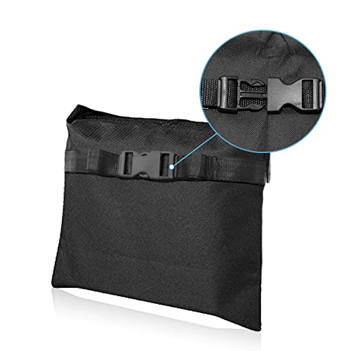 2 Packs Sandbags, Heavy Duty Sand Bags, Sand Bags Heavy Duty with Zipper and Buckle Straps for Support Light Stand