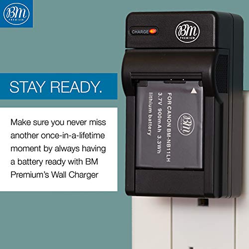 BM Premium 2 Pack of NB-11L, NB-11LH Batteries and Charger Kit for Canon PowerShot Elph 110, Elph 130, Elph 135 IS, Elph 140 IS, Elph 150 IS, Elph 160, Elph 170 IS, Elph 180, Elph 190 IS, Elph 320 HS, Elph 340 HS, Elph 350 HS, Elph 360 HS, A2300 IS, A2400