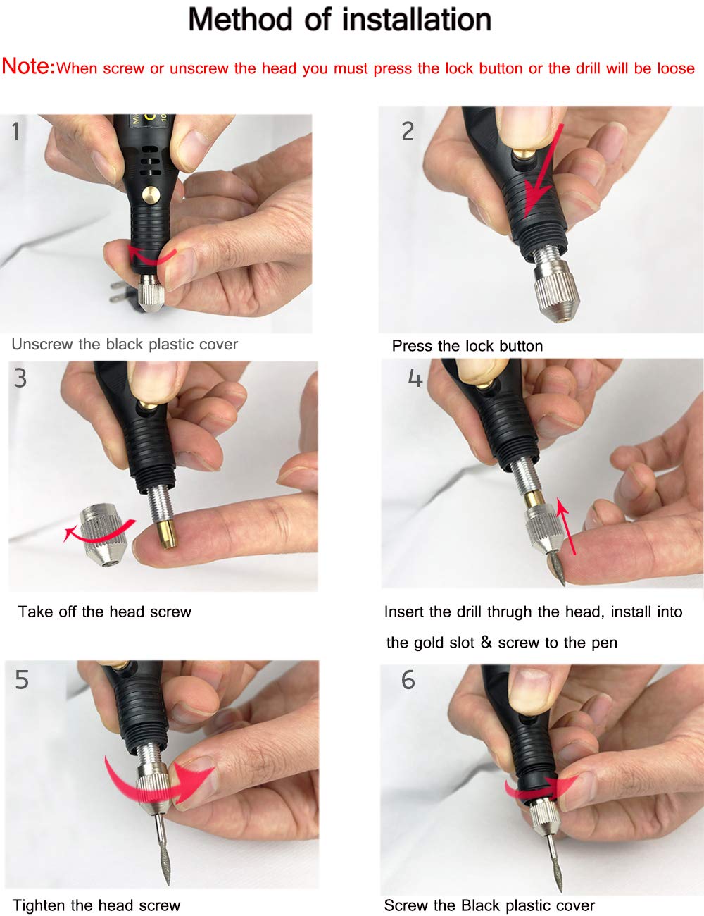 Electric Micro Pen Mini DIY Vibro Kit for Metal Glass Ceramic Plastic Wood Jewelry with Scriber Etcher