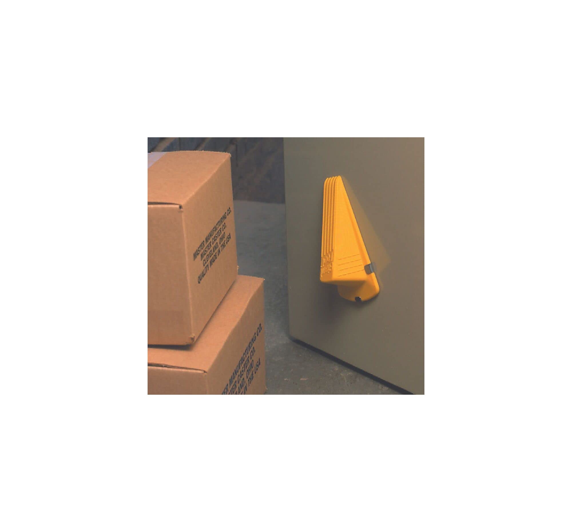 Giant Foot Doorstop, Magnetic, Yellow, 2" x 3.5" x 6.8" (00967)