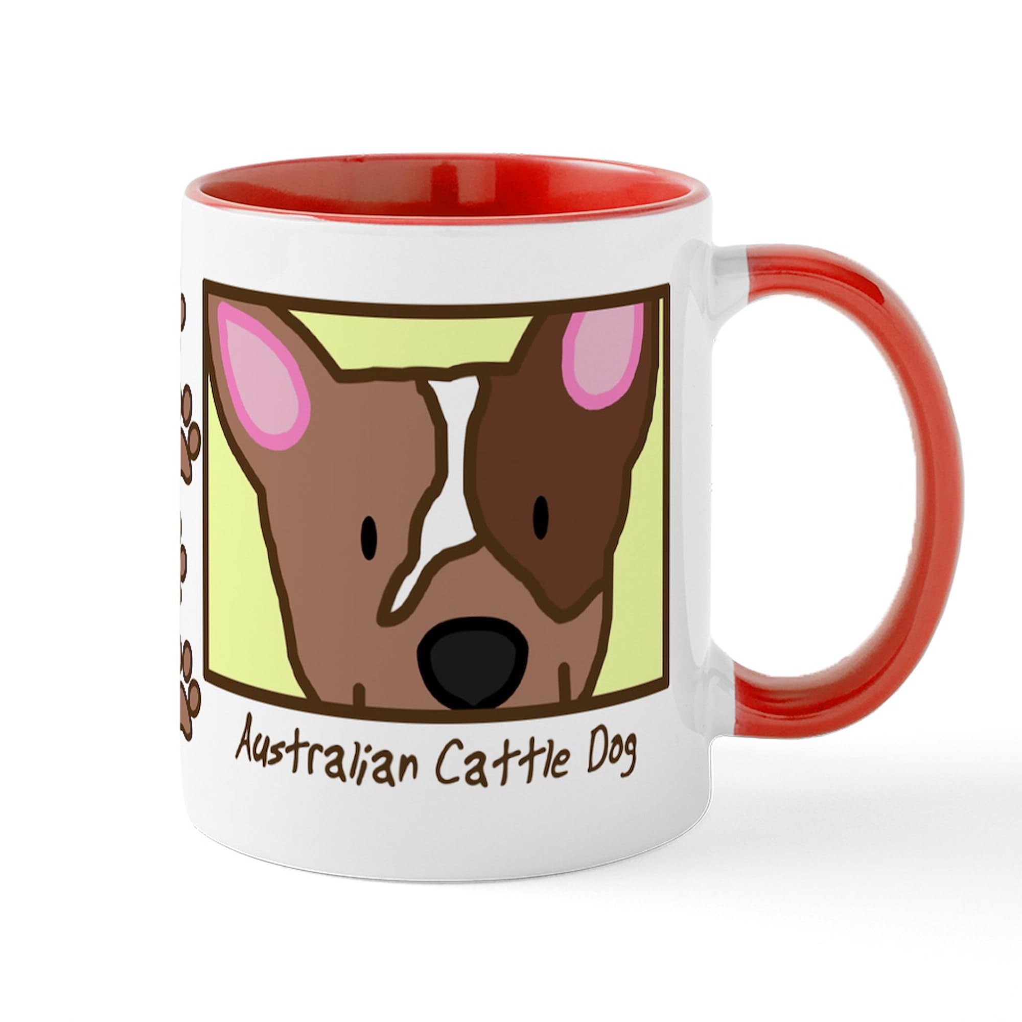 CafePress Anime Red Heeler Mug Ceramic Coffee Mug, Tea Cup 11 oz