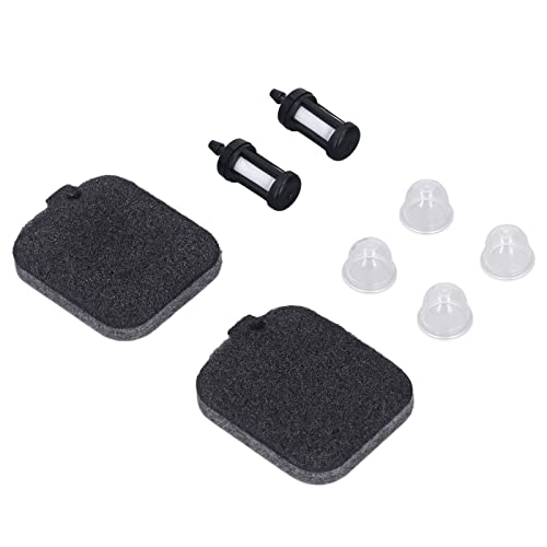 Naroote Air Fuel Filter Primer Bulb Kit, Easy Installation Blower Accessories ABS Sponge for Garden Tool