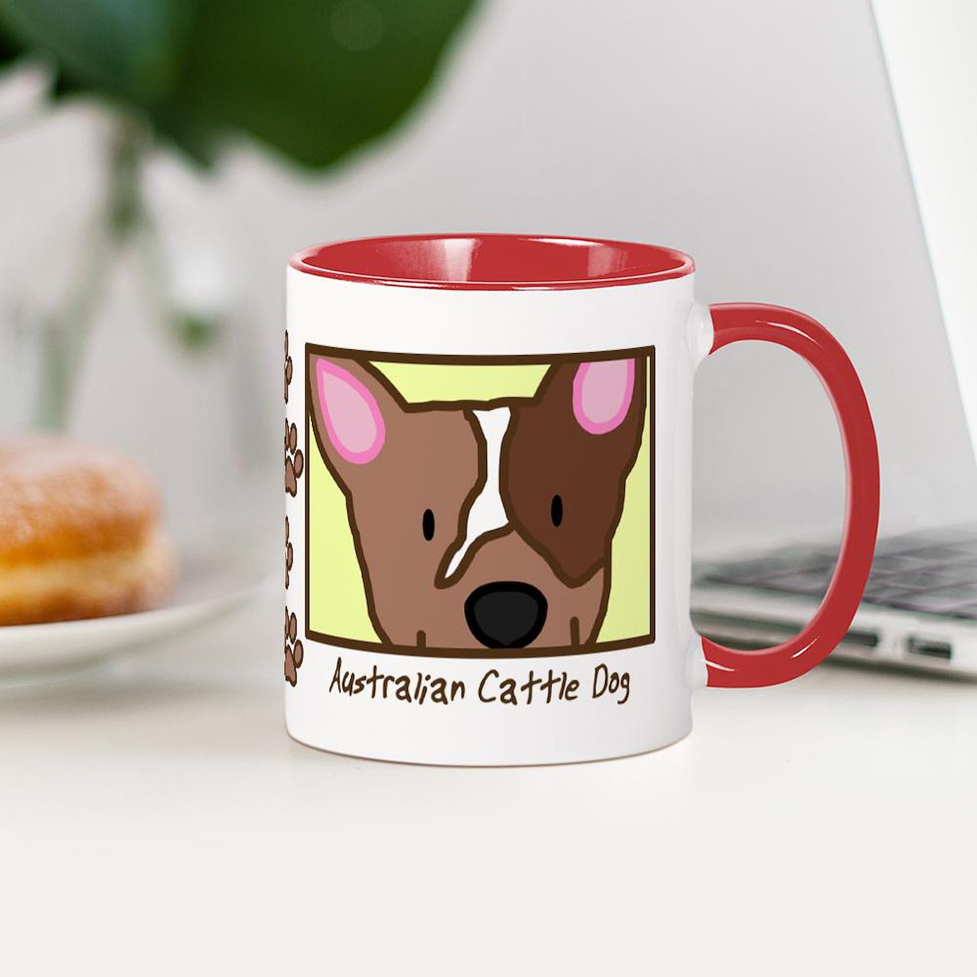 CafePress Anime Red Heeler Mug Ceramic Coffee Mug, Tea Cup 11 oz