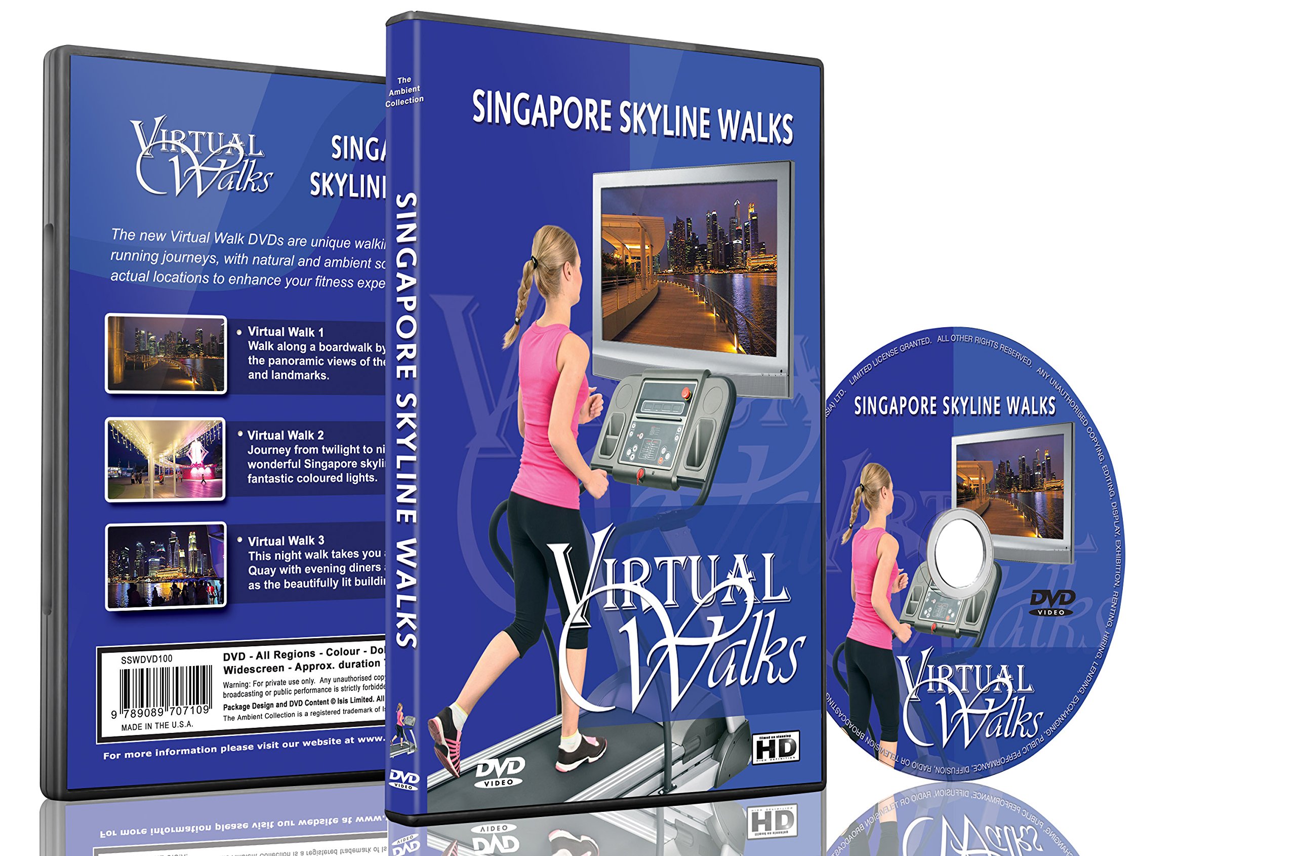 Virtual Walks - Singapore Skyline Walks for indoor walking, treadmill and cycling workouts