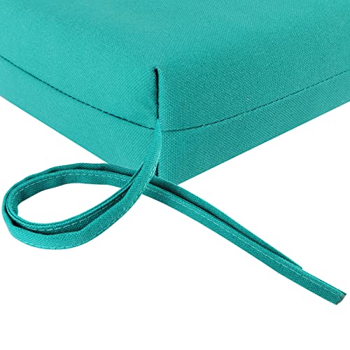 SewKer Outdoor Bench Cushion 44 x 18 Inch Waterproof Patio Furniture Cushions, High Density Foam Never Deform (Green)