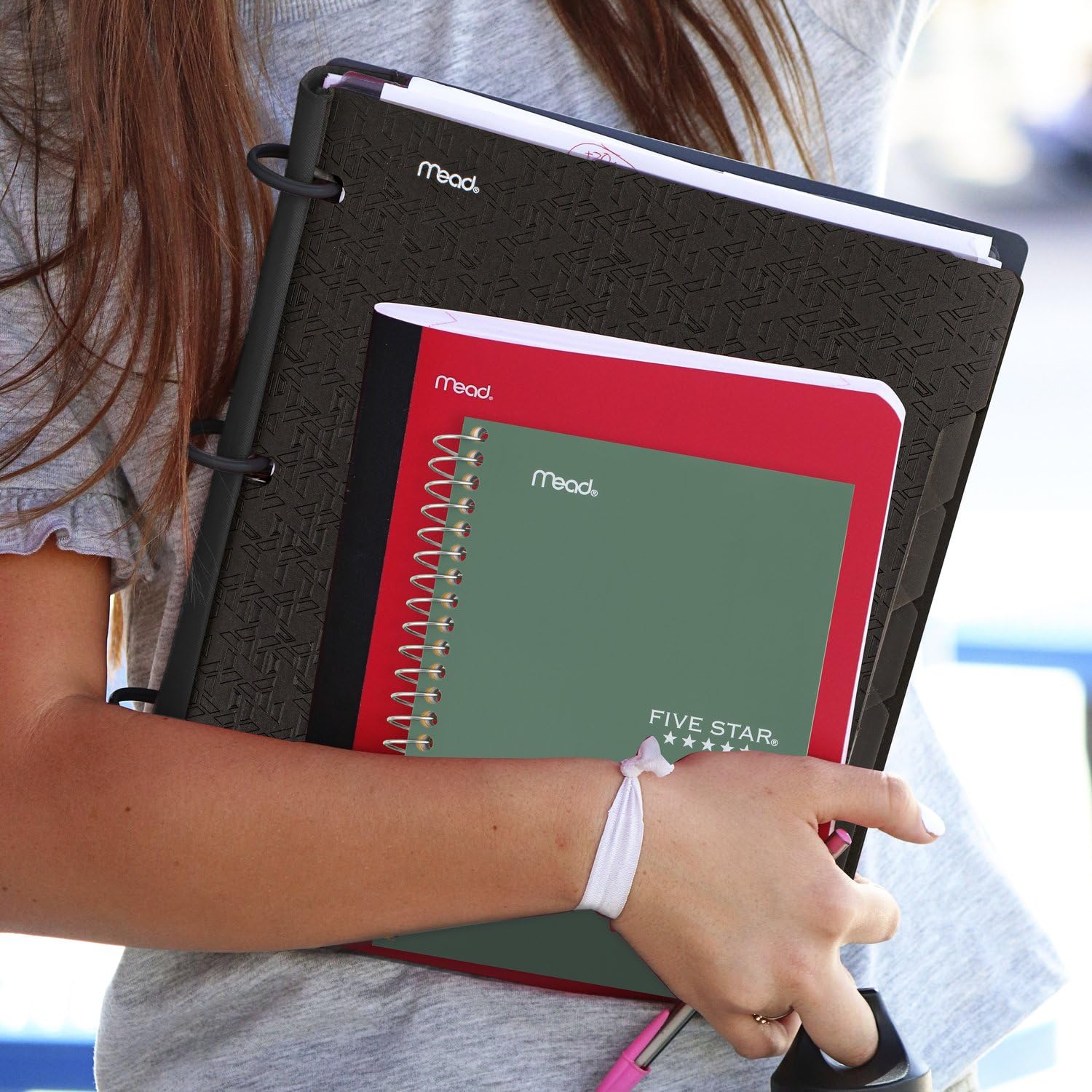 Five Star Personal Spiral Notebook, 1-Subject, College Ruled Paper, 7" x 4-3/8", Small Size, 100 Sheets, Seaglass Green (450022CH1)