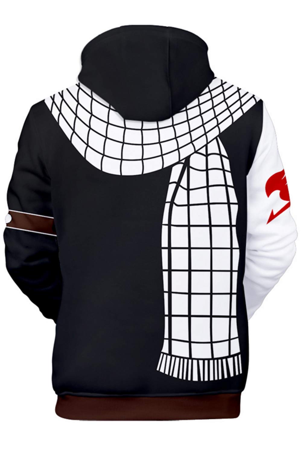 Ya-cos Adult Fleece Casual Zipper Jacket Coat Sweatshirt White