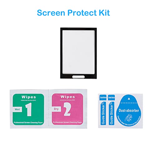 PellKing Accessories kit for Insta360 one X3 Camera,Hard Shell Camera Body case + Sticky Lens Guard + Screen Protective Cover