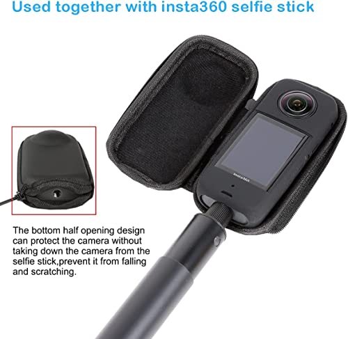 PellKing Accessories kit for Insta360 one X3 Camera,Hard Shell Camera Body case + Sticky Lens Guard + Screen Protective Cover