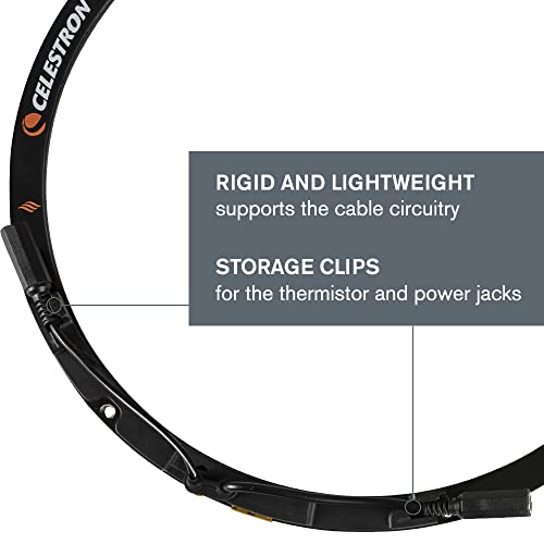 Celestron β Dew Heater Ring β Aluminum Dew Prevention β Compatible 8β Schmidt-Cassegrain, EdgeHD, RASA telescope
