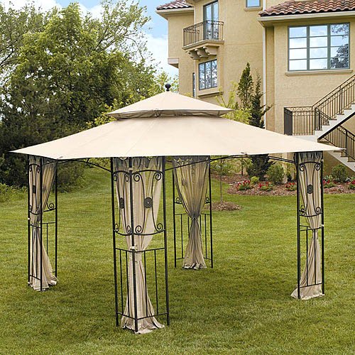 Garden Winds Colonial Estates/Mika Ridge/River Delta Gazebo Replacement Canopy Top Cover - RipLock 350