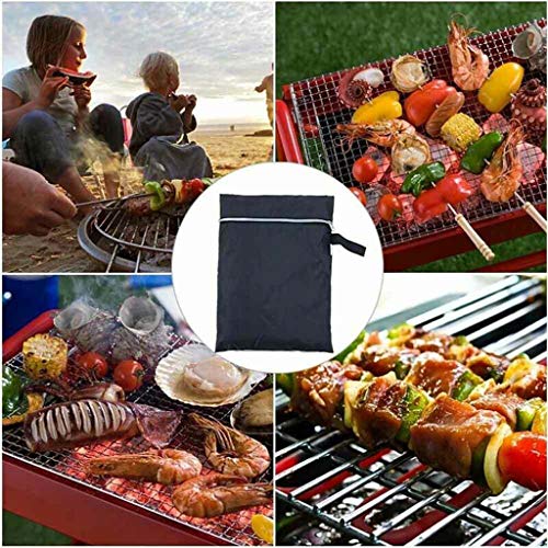 Outdoor Garden Protective with Waterproof Cover Dust-Proof Grill and Barbecue Kitchen,Dining & Bar Z Grill Grates (Black, One Size)