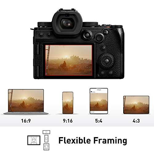 Panasonic LUMIX S5II Mirrorless Camera, 24.2MP Full Frame with Phase Hybrid AF, New Active I.S. Technology, Unlimited 4:2:2 10-bit Recording with 20-60mm F3.5-5.6 L Mount Lens - DC-S5M2KK