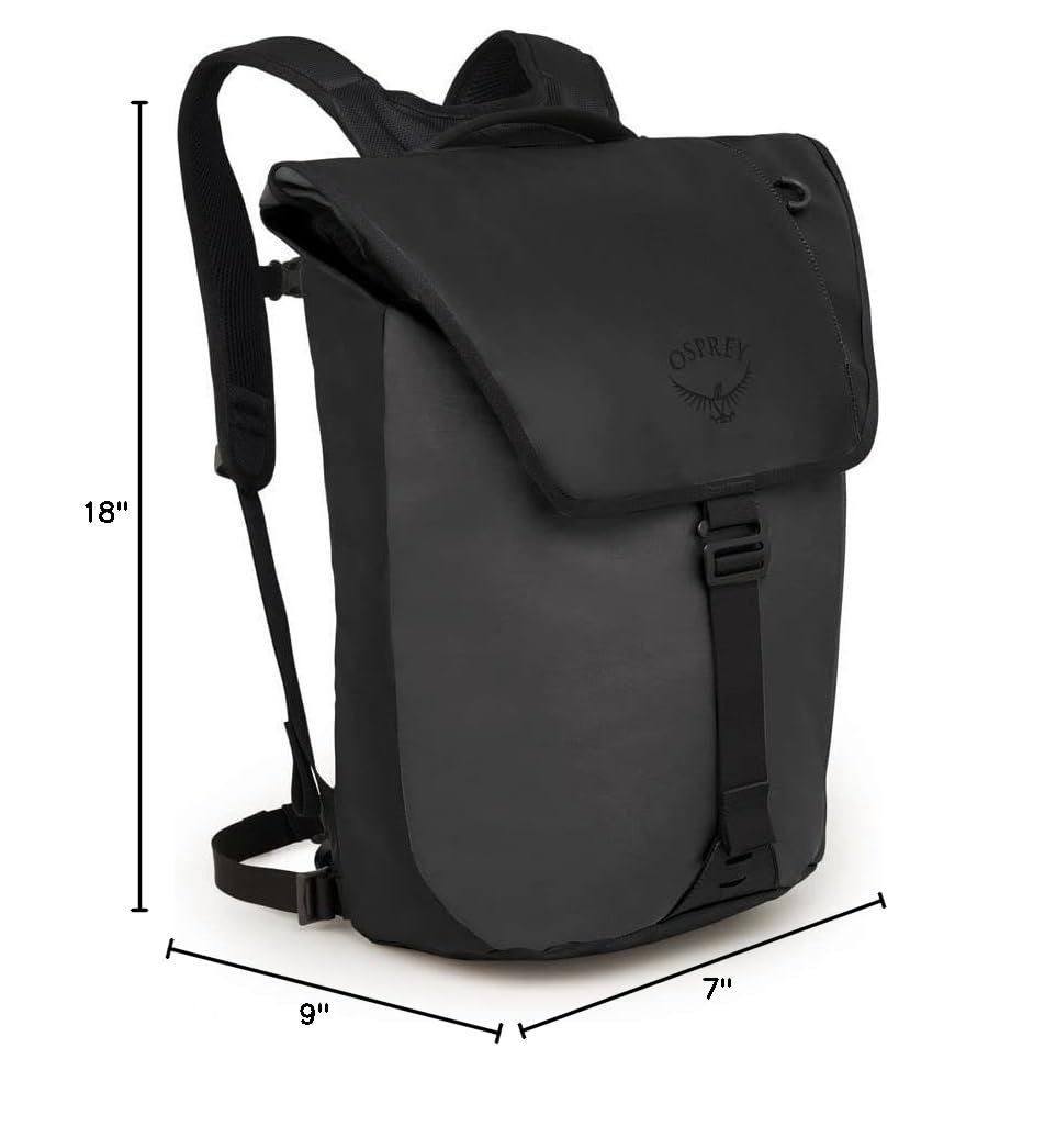 Osprey Transporter Flap Laptop Backpack, Ruffian Red