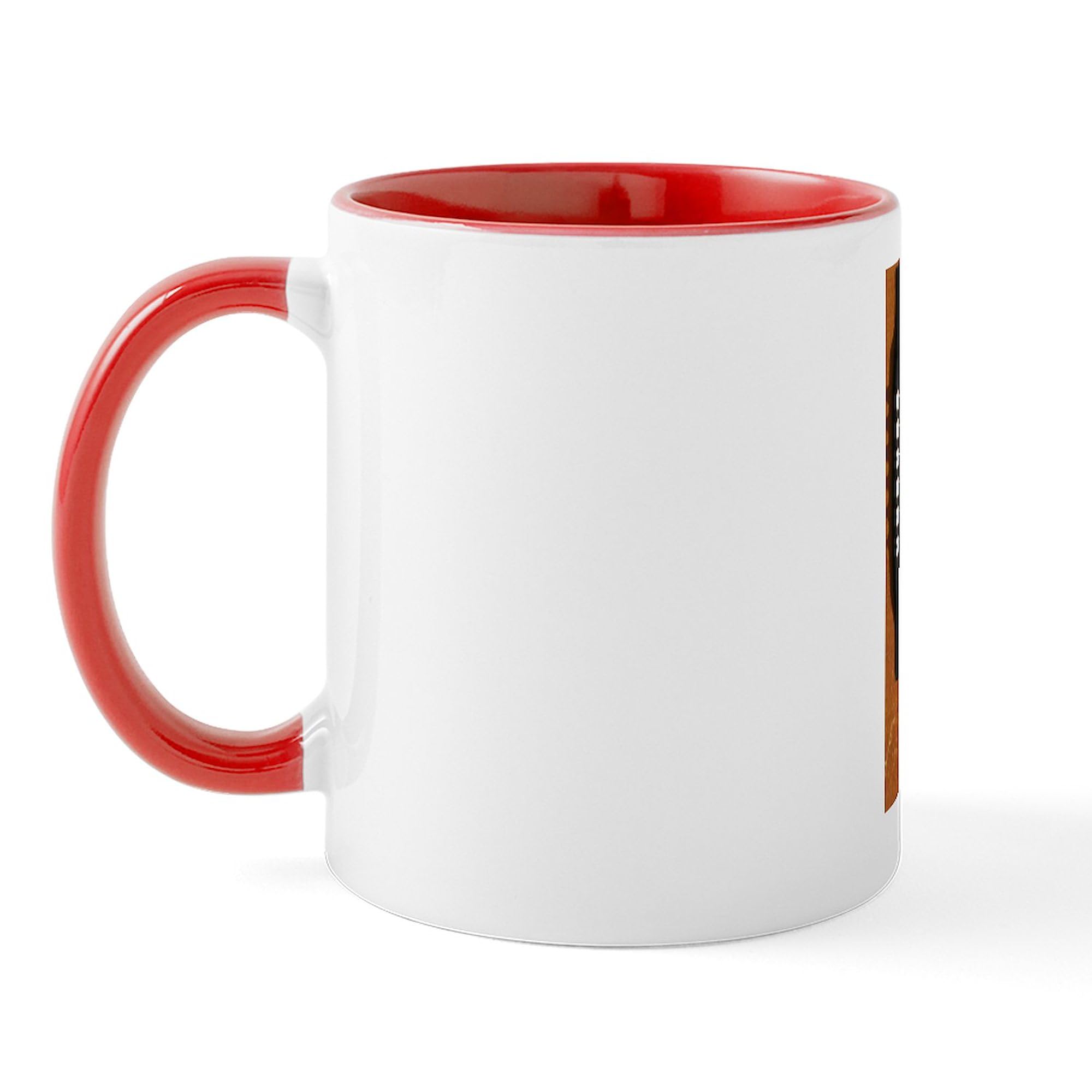 CafePress Old, Acoustic Guitar Mug Ceramic Coffee Mug, Tea Cup 11 oz