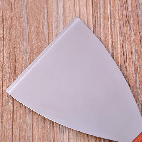 Acronde 2PCS Stainless Steel Slant Grill Griddle Spatula Scraper Diner Flat Straight Blade