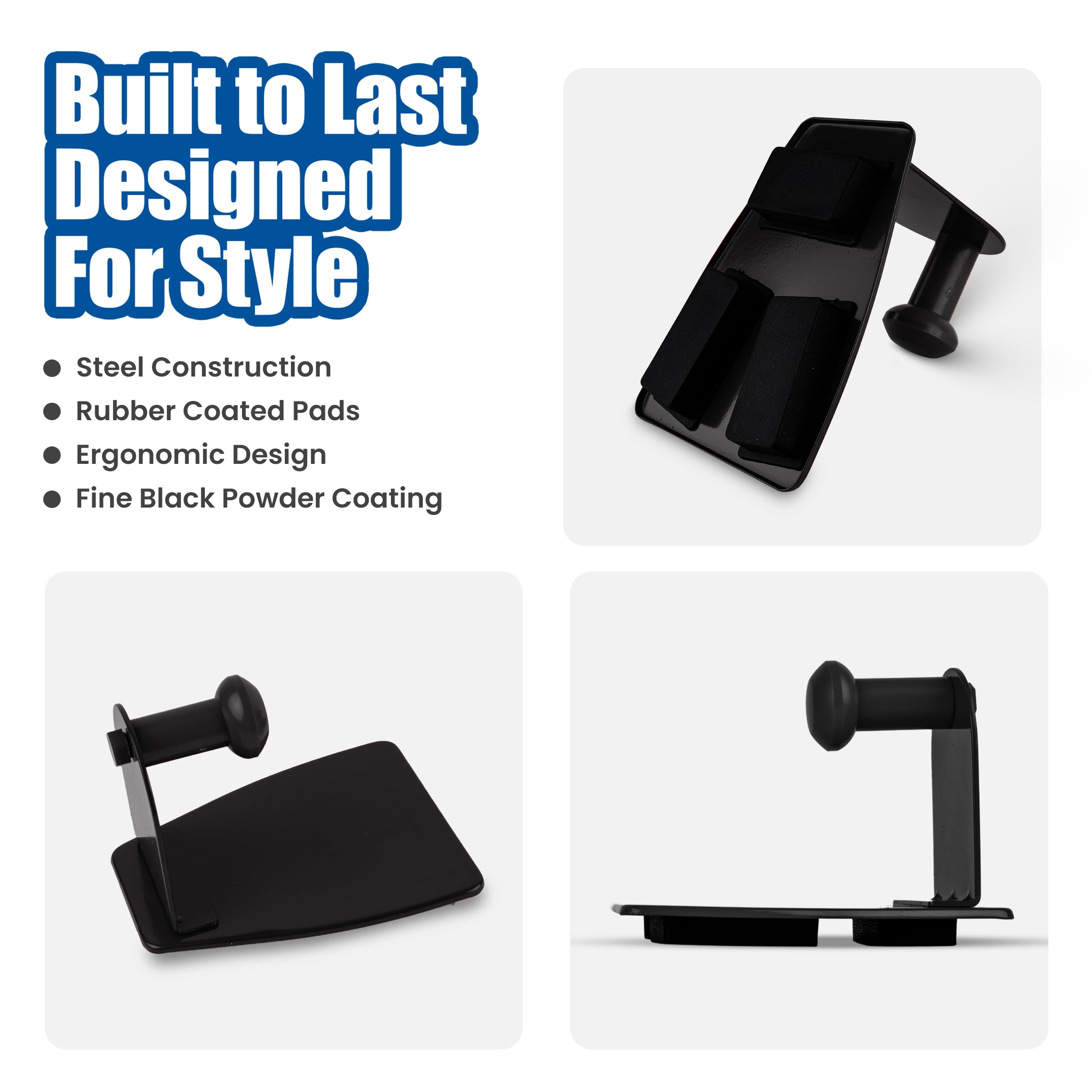 EHOMEA2Z Magnetic Paper Towel Holder Heavy Duty Steel Refrigerator Kitchen Fridge Bar Grill BBQ RV (Black, 1)