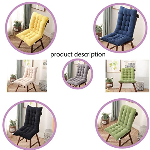 OMKUOSYA Rocking Chair Cushion,high Back Patio Chair Cushion Replacement Cushion,Indoor/Outdoor Non-Slip One Piece Seat Cushion,Garden Recliner Cushion,Suitable for Bedroom Balcony Office