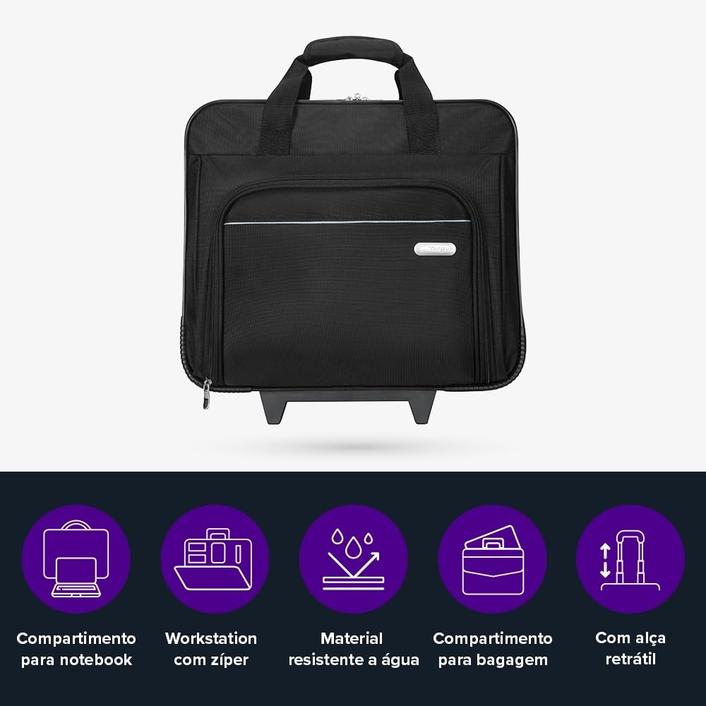 Targus 16 Inch Rolling Laptop Case (Black)