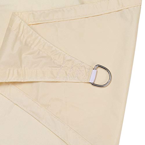 æ— Shade Sail Right Angle 3 x 4 x 5m Garden Shade Sail with 3 Ropes Sun Shade Awning for Outdoor Garden Patio Party Backyard Yard Camping