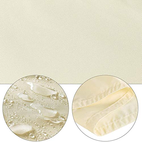 æ— Shade Sail Right Angle 3 x 4 x 5m Garden Shade Sail with 3 Ropes Sun Shade Awning for Outdoor Garden Patio Party Backyard Yard Camping