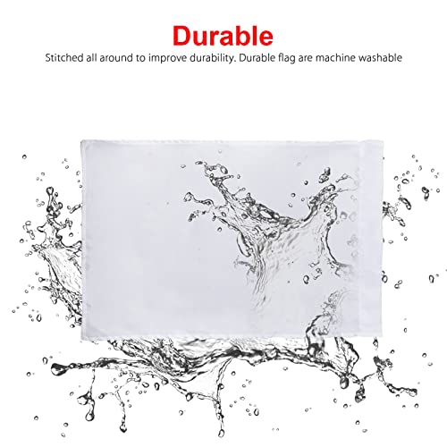 BULLETSHAKER Blank Garden Flag for Vinyl - Sublimation Flags Blank Polyester 3-Layer Weave Strands - DIY Plain Garden Flag 10Pcs 12 x 18 inches (30x45CM)