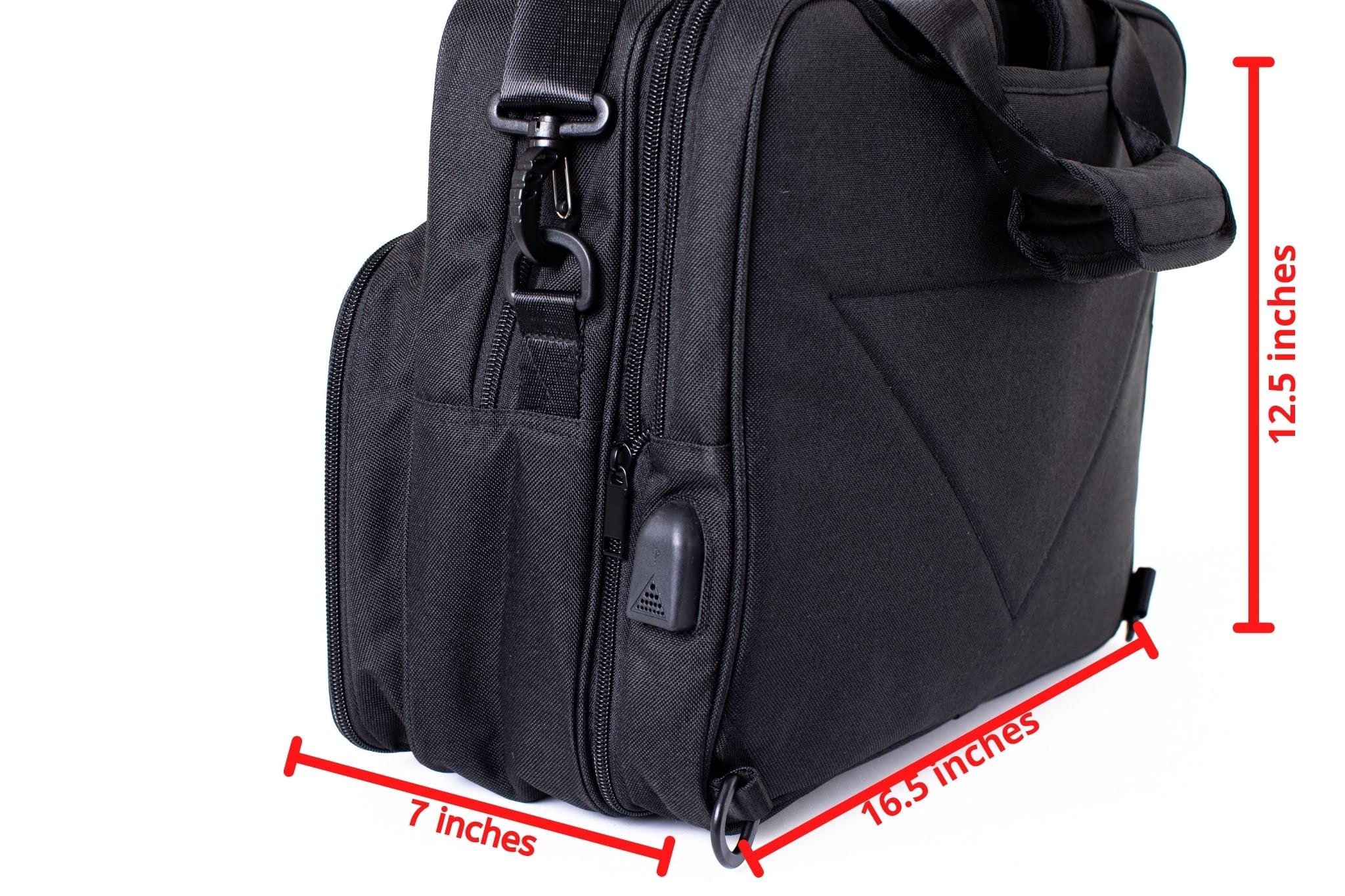Versatex Black and White Checkered, Waterproof, Portable, Recharging, Charging port, Laptop Bag, Backpack with adjustable straps, expandable compartment, comfortable, strap sleeve