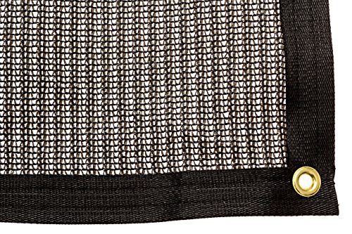 Be Cool Solutions 70% Black Outdoor Sun Shade Canopy: UV Protection Shade Cloth| Lightweight, Easy Setup Mesh Canopy Cover with Grommets| Sturdy, Durable Shade Fabric for Garden, Patio & Porch 12'x16'