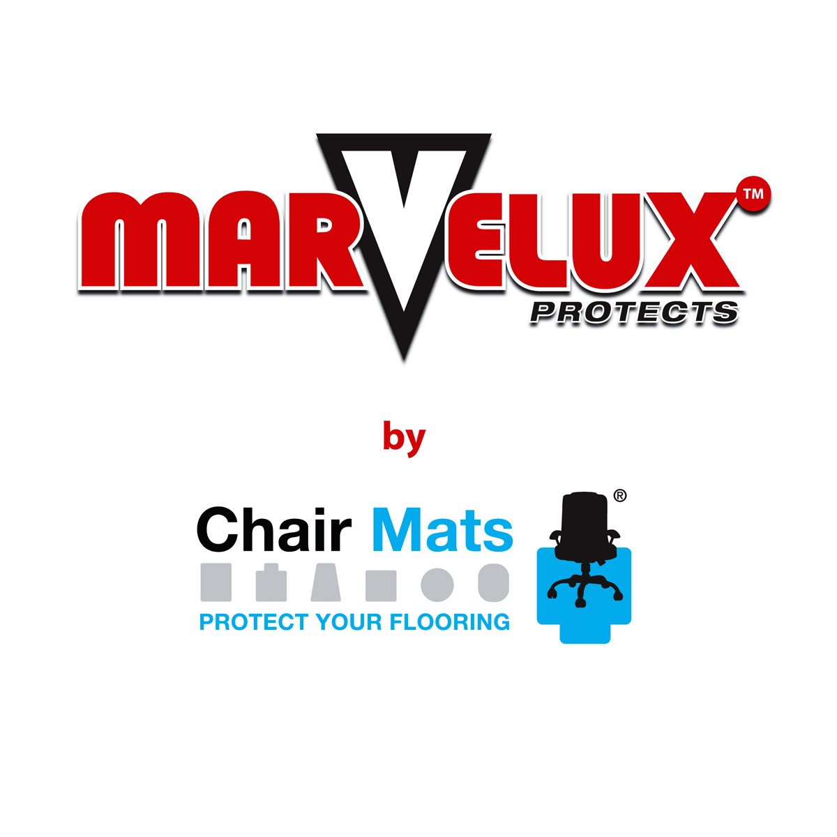 Marvelux Heavy Duty Polycarbonate Office Chair Mat for Hardwood Floors 48" x 60" | Transparent Hard Floor Protector, Rectangular | Multiple Sizes