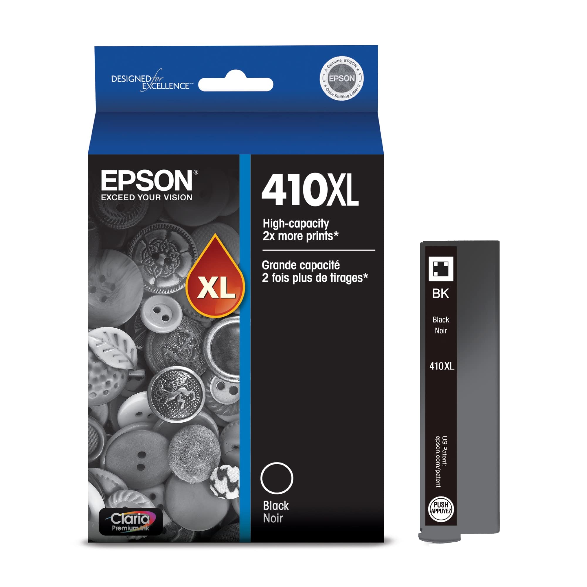 Epson T410XL020 Premium Black High Capacity -Cartridge -Ink