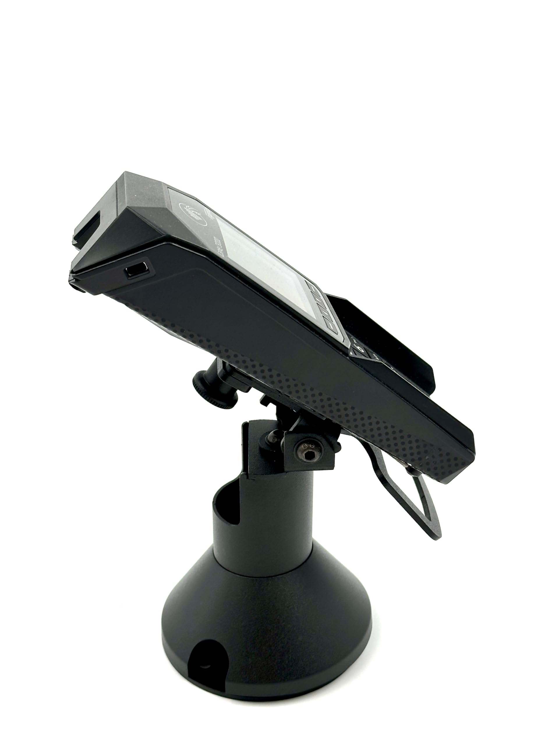 Discount Credit Card Supply DCCStands Ingenico Lane/3000/5000/7000/8000 Low Profile Swivel and Tilt Stand, Screw-in and Adhesive
