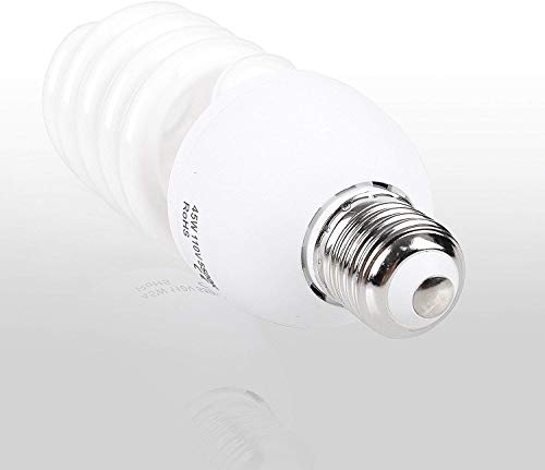 SLOW DOLPHIN Photo CFL Full Spectrum Light Bulb,2 x 45W 5500K CFL Daylight Photography Photo Video Studio Lighting(2 Packs)