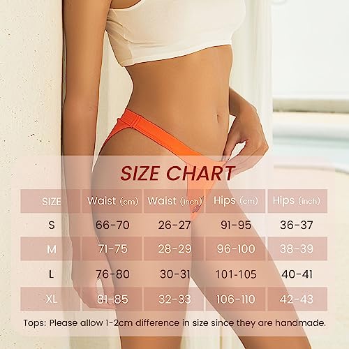 BAJAOEY Cotton Underwear for Women,Womens underwear cheeky,String Bikini Womens Panties Stretch Low-Rise Cheeky Panty 5 Pack S-XL