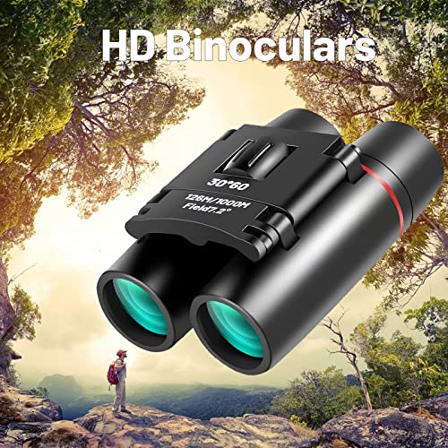 ZIYOUHU 30x60 Binoculars Small Compact Light Binoculars, Suitable for Adults and Children Bird Watching Travel Sightseeing, Waterproof Lightweight Small Binoculars, with Clear Low-Light Visionā¦