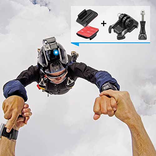 Haoyou Quick Release Clip Basic Base Mount Kit, Compatible with Gopro Hero11/10/9/8/7/6/5/4/Session/3+/3/GoPro MAX/Hero (2018), Fusion, DJI Osmo Action, AKASO, SJCAM Action Camera(6 Pcs)