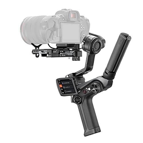 ZHIYUN Weebill 2, 3-Axis Gimbal Stabilizer for DSLR and Mirrorless Camera, Nikon Sony Panasonic Canon Fujifilm BMPCC 6K, Full-Color Touchscreen, PD Fast Charge