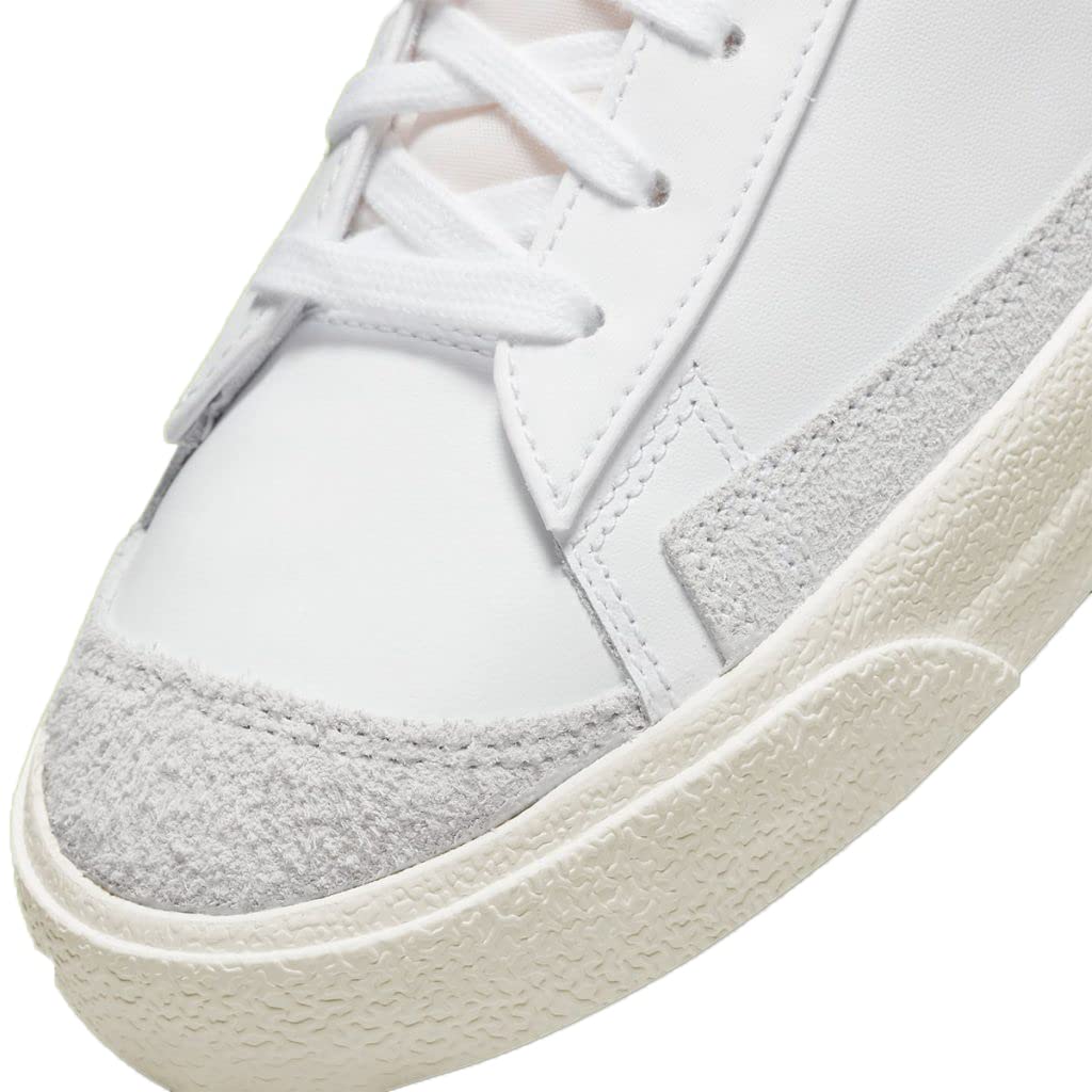 Nike Unisex Blazer Mid '77 Shoes Basketball, White Chlorophyll Black Sail, 11 US Women