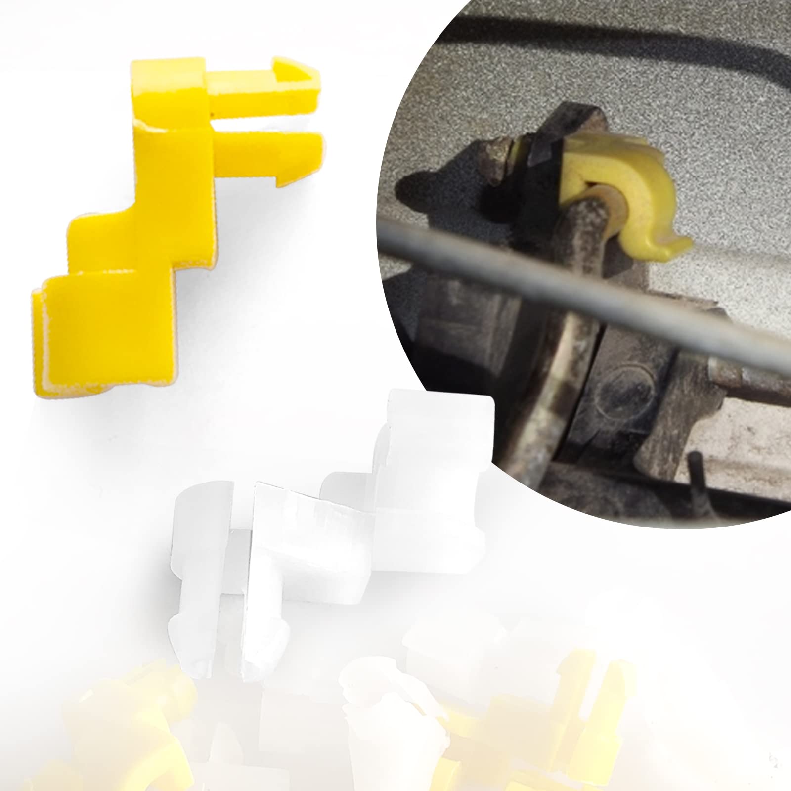 20PCS Tailgate Handle Door Lock Rod Clips Tailgate Handle Rod Clip Replacement for Toyota Tundra Camry Corolla Echo Highlander 69293-12030 69293-12040