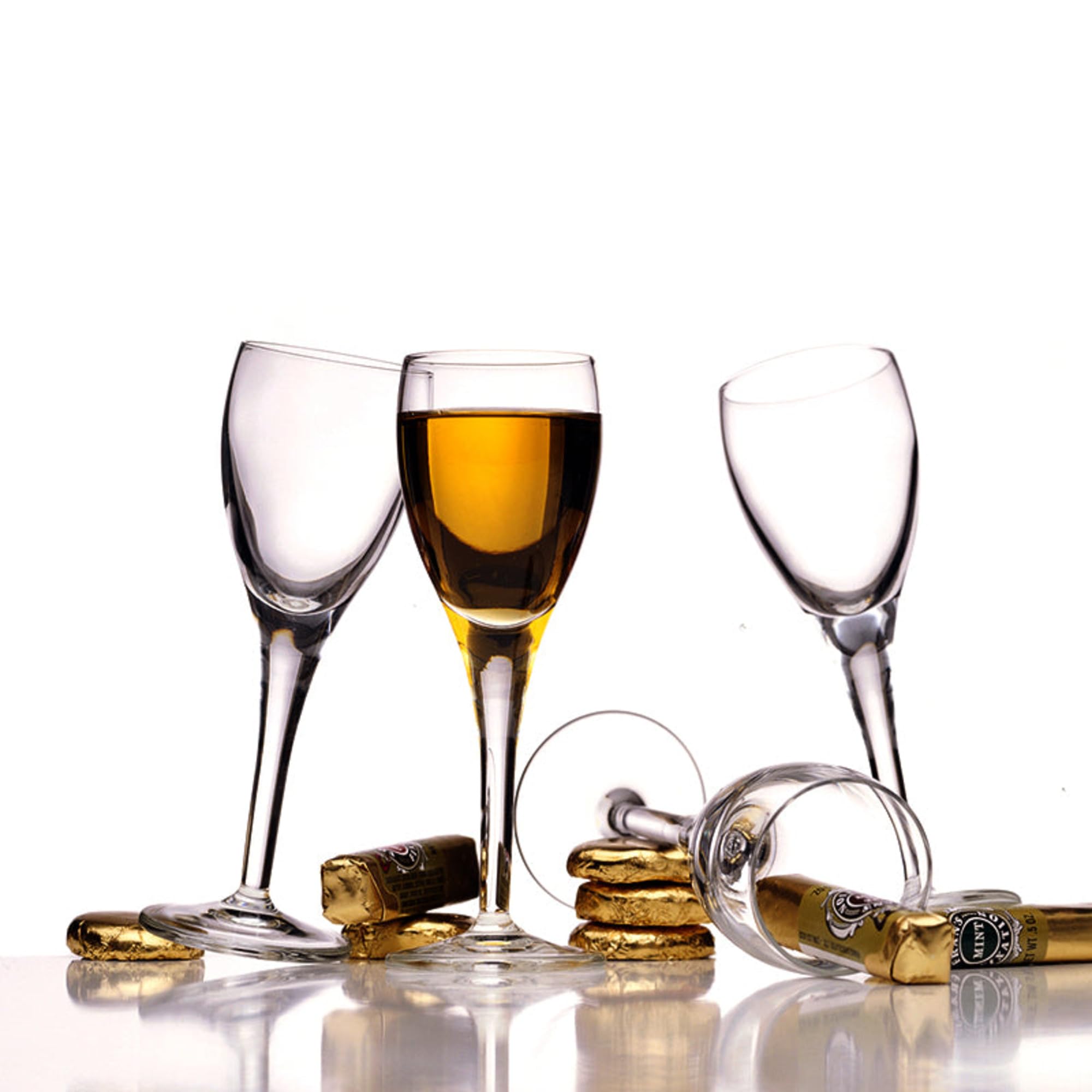 Luigi Bormioli Michelangelo 2.25 oz Liqueur Glasses (Set of 4), 4 Count (Pack of 1), Clear