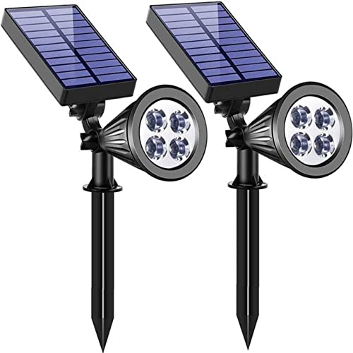 CYGURT Solar spotlights Outdoor Super Bright Waterproof Floor Outlet Lawn lamp Home Outdoor Landscape Garden lamp Garden Tree lamp