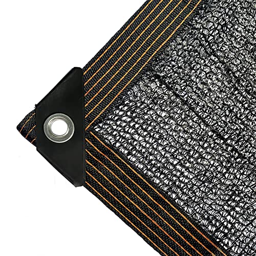 winemana 50% Black Shade Cloth, 20 x 30 FT Durable Mesh Tarp with Grommets, Garden Sunblock Shade Cloth Shading Antifreezing for Plants Cover, Greenhouse, Barns Kennel, Patio, Tomatoes