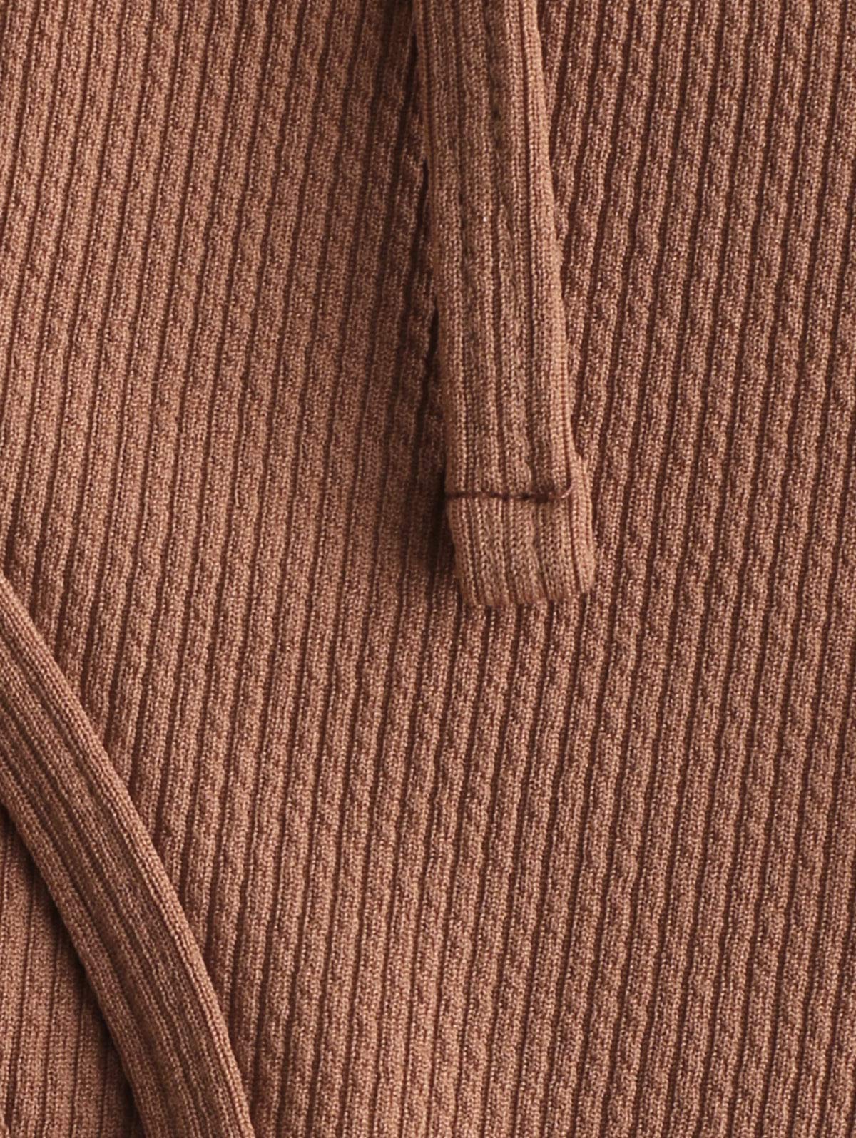ZAFUL Women's High Cut Bikini Sets Ribbed V-Wire Cami Bikini Two Piece Swimsuit (3-Light Brown, M)