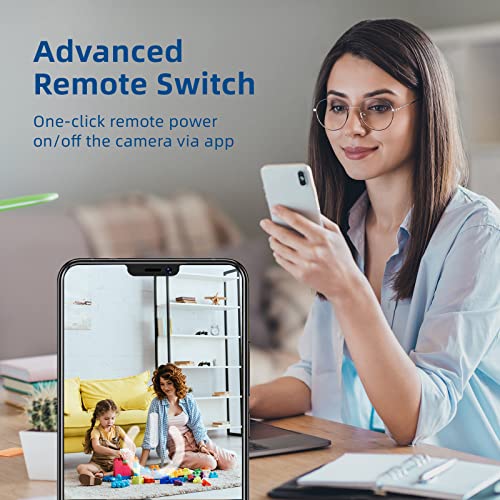 Mini Spy Camera Hidden WiFi 4K Wireless Indoor Small Nanny IP Cam Home Security Secret Tiny Surveillance Cameras with Phone App Night Vision AI Human Detection 100 Days Standby Battery Life