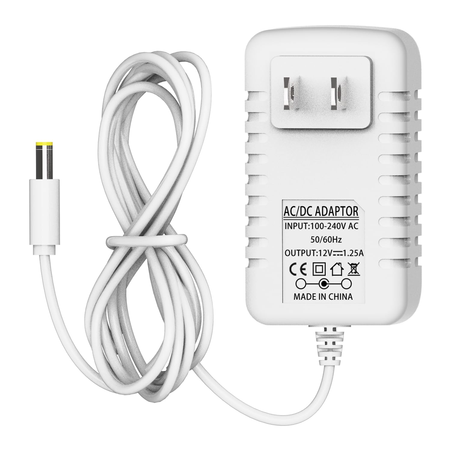 BOEEA 15W Power Cord Replacement for Alexa Dot 3rd Gen/4th Gen/5th Gen/Kids Edition/TV Cube/Show 5/ Echo Pop/C78mp8/GP92NB Charger, Adapter Charger Power Cord, 6.5Ft