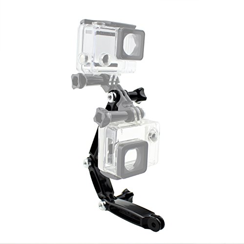 3 in 1 Extension Pivot Arm β SIM&NAT Adjustable Monopod Bracket with Thumb Screw for GoPro Fusion Hero 11 10 9 8 7 6 5 4 Session 3+ 3