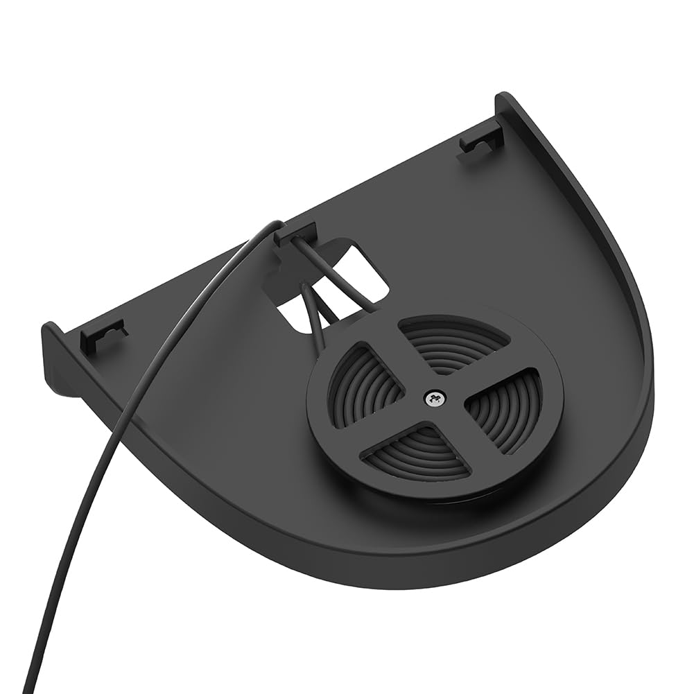 sikiwind Wall-mounted Speaker Holder Bracket Cable Management Round Sound Box Stand Space Saving Prevent Falling Home Decoration for Amazon Echo Pop