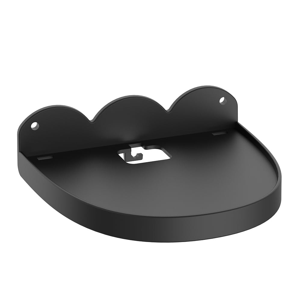 sikiwind Wall-mounted Speaker Holder Bracket Cable Management Round Sound Box Stand Space Saving Prevent Falling Home Decoration for Amazon Echo Pop