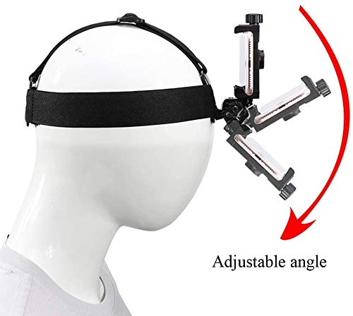 Mobile Phone Chest Strap Harness Mount Head Strap Holder Kit for POV/VLOG,Cell Phone Clip Compatible with iPhone,Samsung,GoPro Hero 9, 8,7, 6, 5, 4,, 3,2, 1,AKASO,DJI Osmo,and Action Camerasā¦