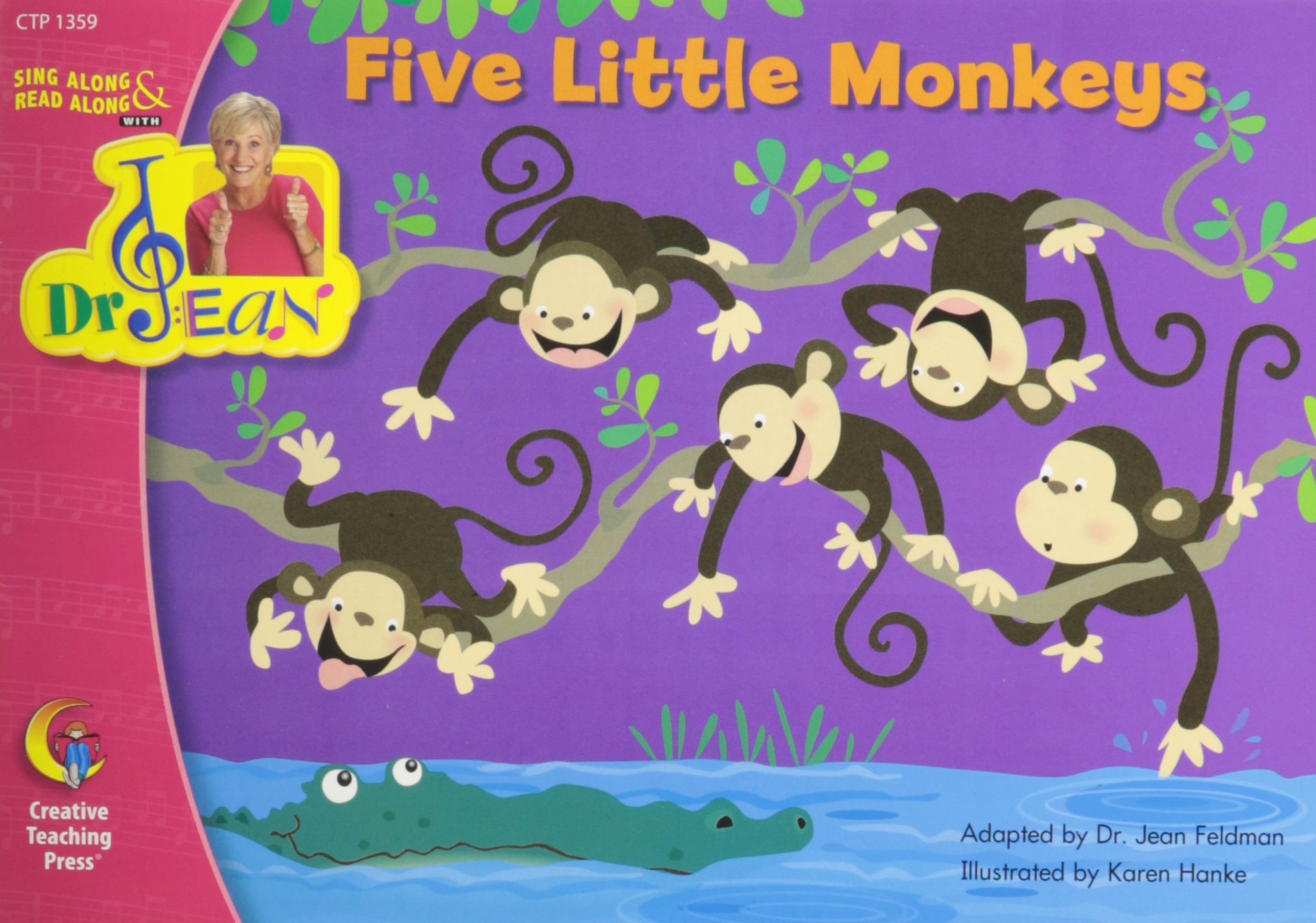 Five Little Monkeys, Sing Along & Read Along with Dr. Jean