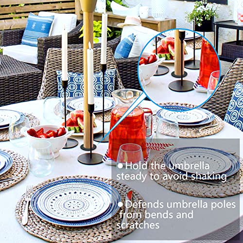 Tenndar Patio Table Umbrella Hole Ring Plug - Umbrella Cone Wedge Holder 1 Pack - Suitable for 1.5in(38mm) Outdoor Garden Yard Beach Umbrella for Picnic Table Hole Insert Base Stand Parts Accessories